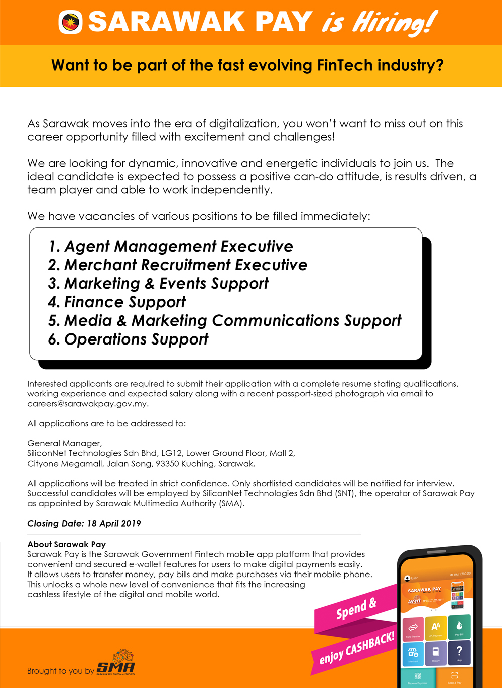 S PAY GLOBAL - Sarawak Government Fintech Platform