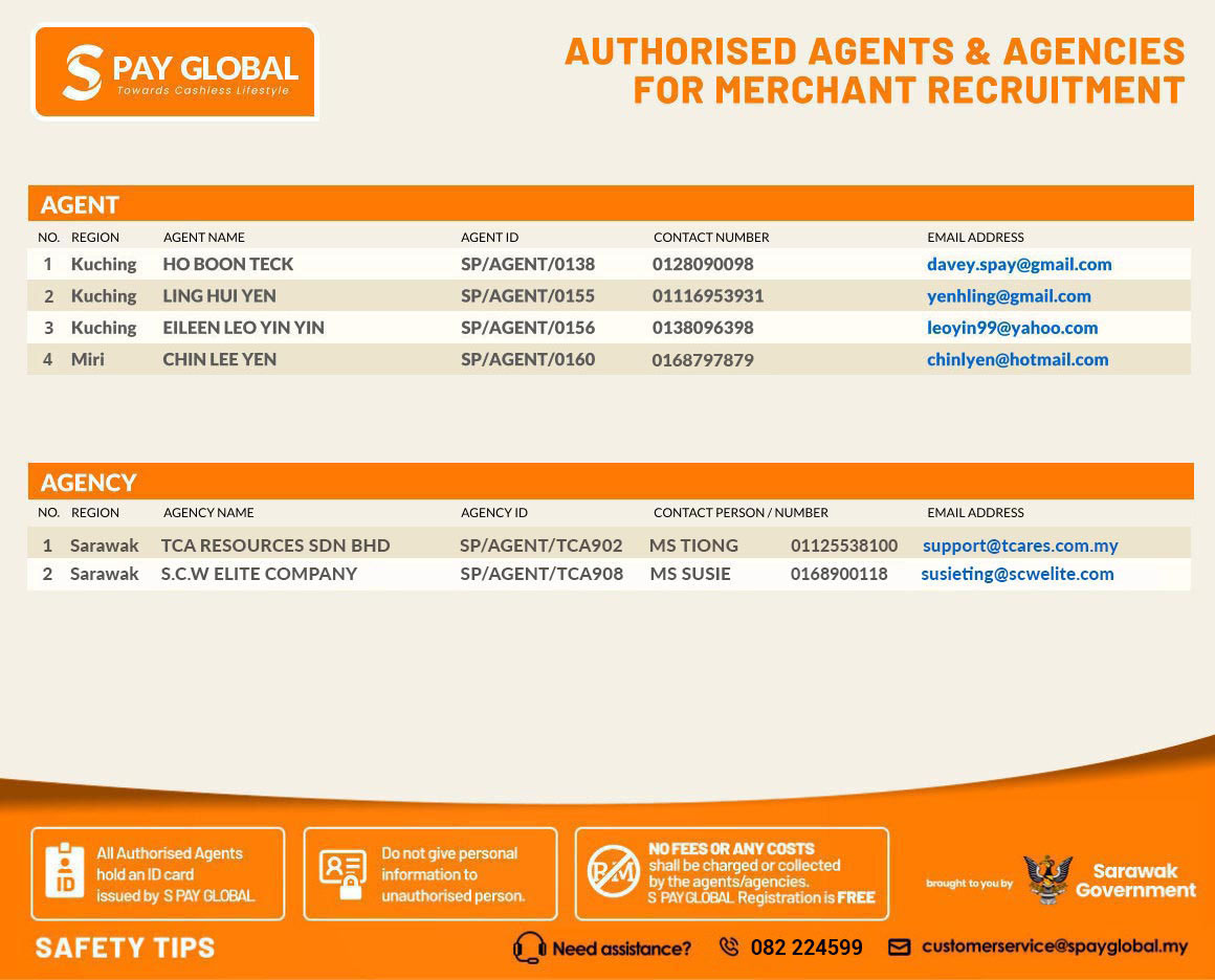 S PAY GLOBAL - Sarawak Government Fintech Platform