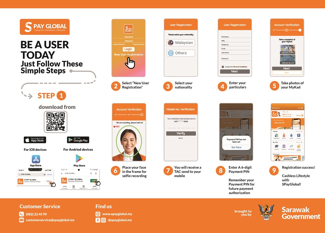 S PAY GLOBAL - Sarawak Government Fintech Platform